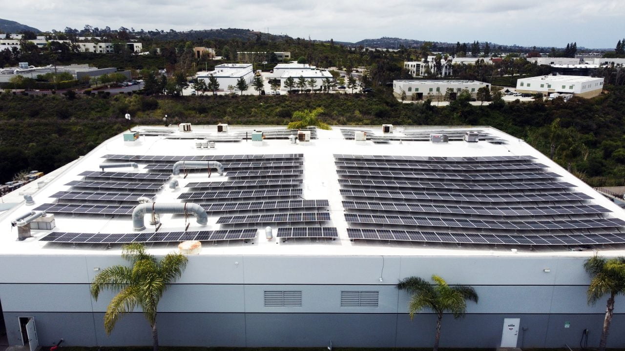Rayzist Photomask Commercial Rooftop Solar System